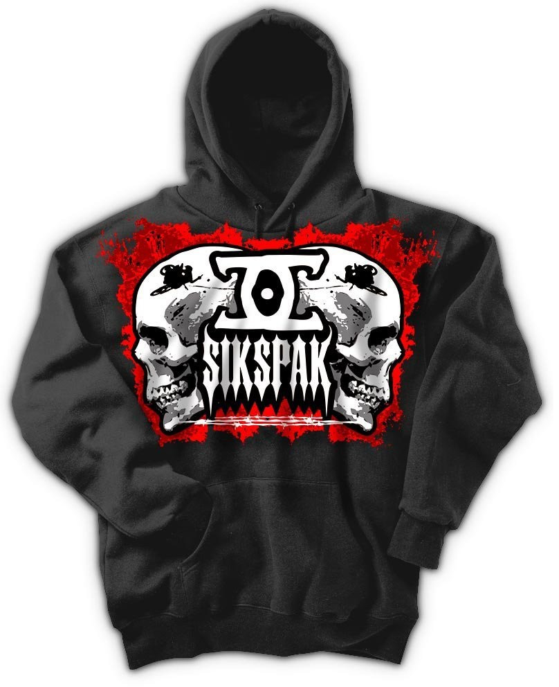 Толстовка Sikspak Burn In Hell черная, L: продажа, цена. Купить ...