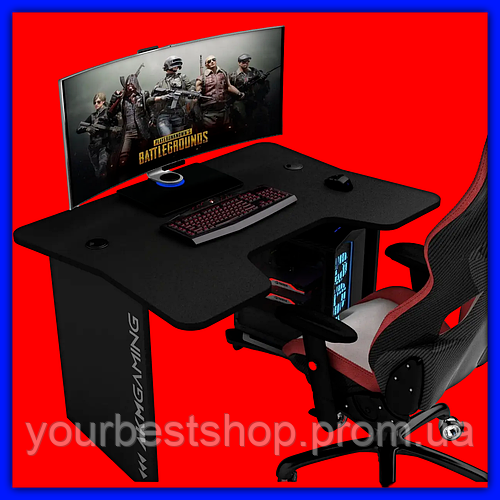 Хороший игровой компьютерный стол с вырезом, игровой геймерский стол ...