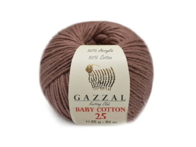 Gazzal Baby Cotton-25, Молочный шоколад №3455 (ID#2235657235), цена: 25 ...