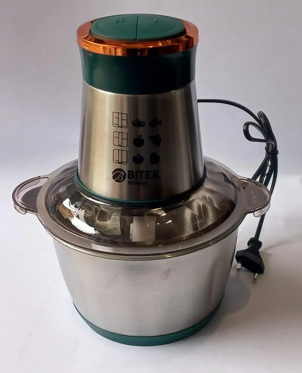 Подрібнювач кухонний BITEK BT-7019 1000W (ID#2238093699), ціна: 399 ...