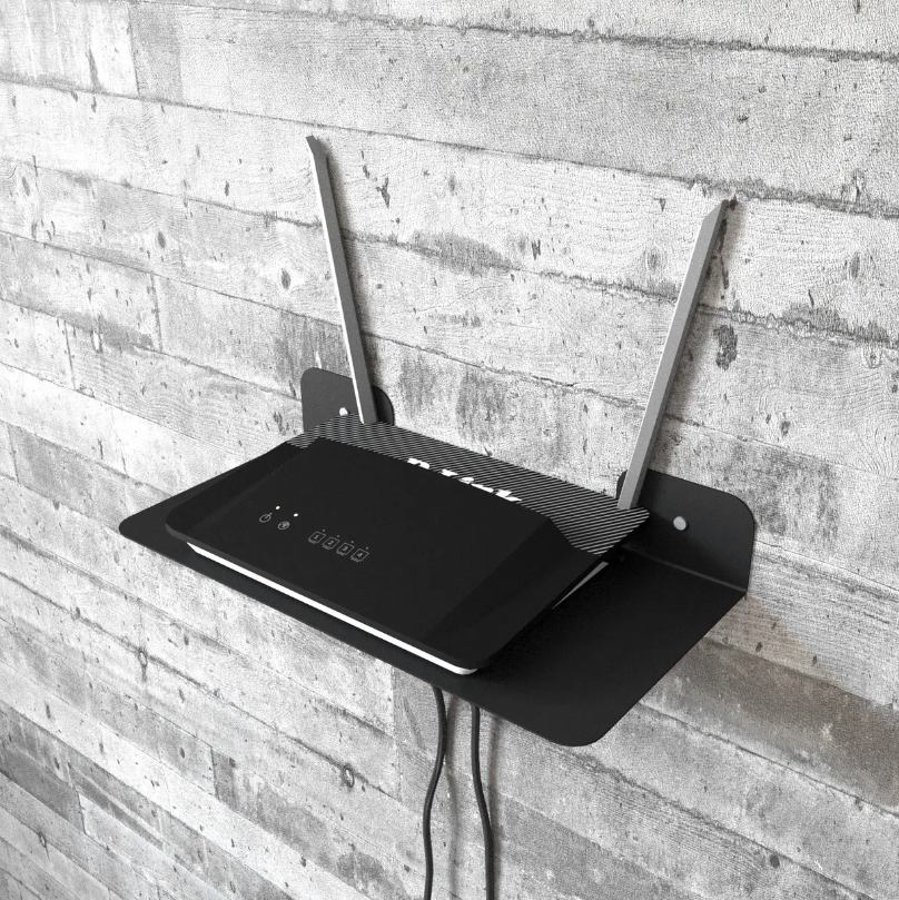 Полиця під роутер чорна (модель 101): продаж, ціна у Харкові. Полиці ...