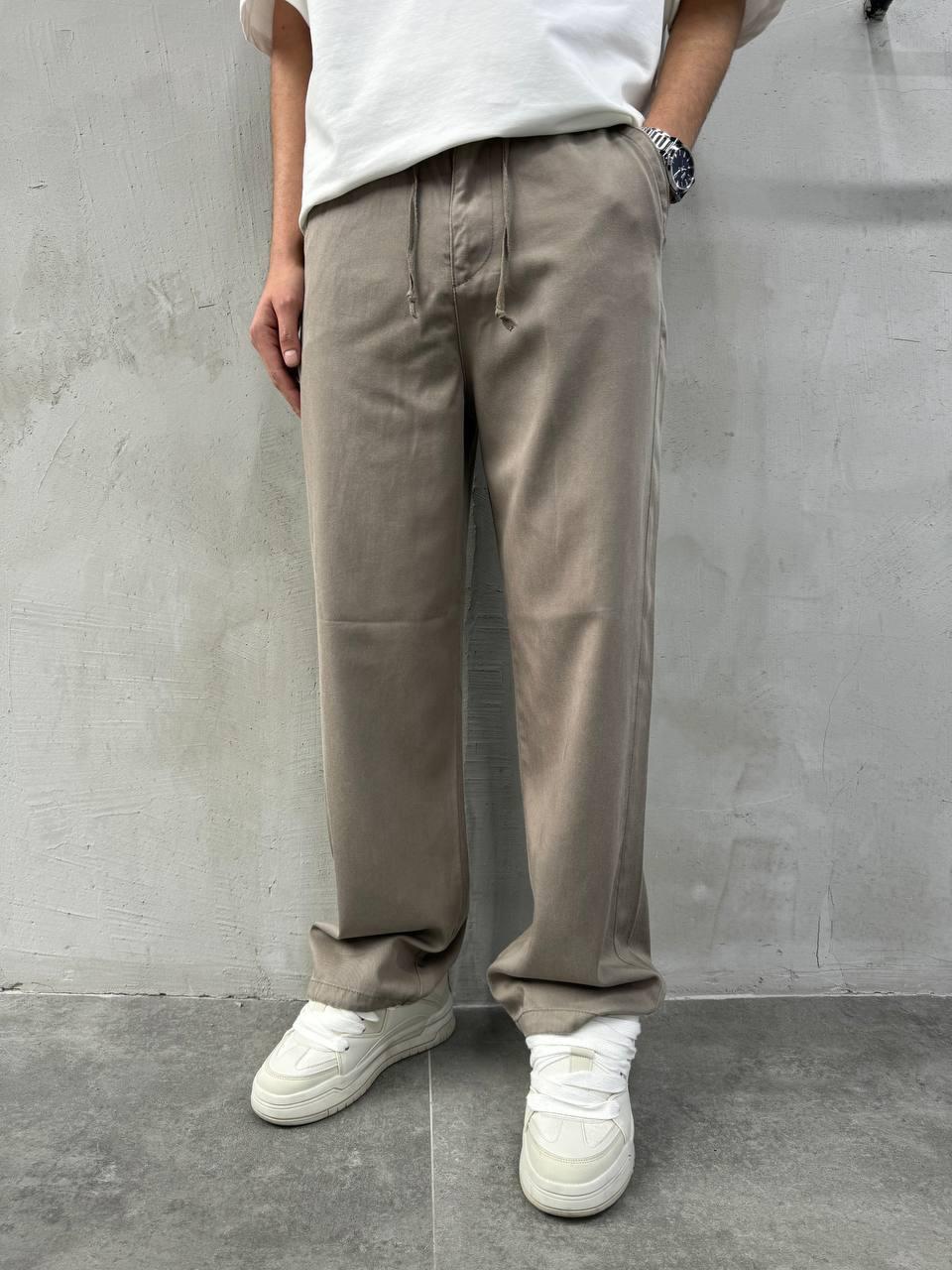 Чоловічі джинси baggy (сірі) молодіжні вільні комфортні без потертостей ...