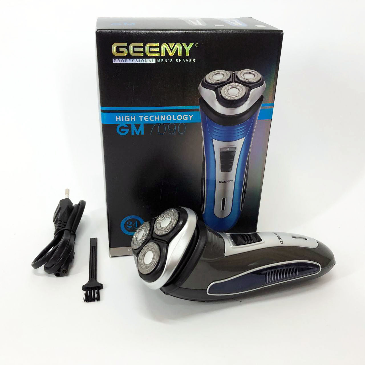 Электробритва GEEMY GM-7090 3 в 1 триммер, беспроводная электробритва ...