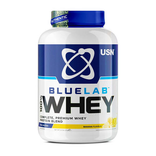 Сироватковий протеїн ізолят USN Blue Lab 100% Whey Premium Protein 2 kg ...