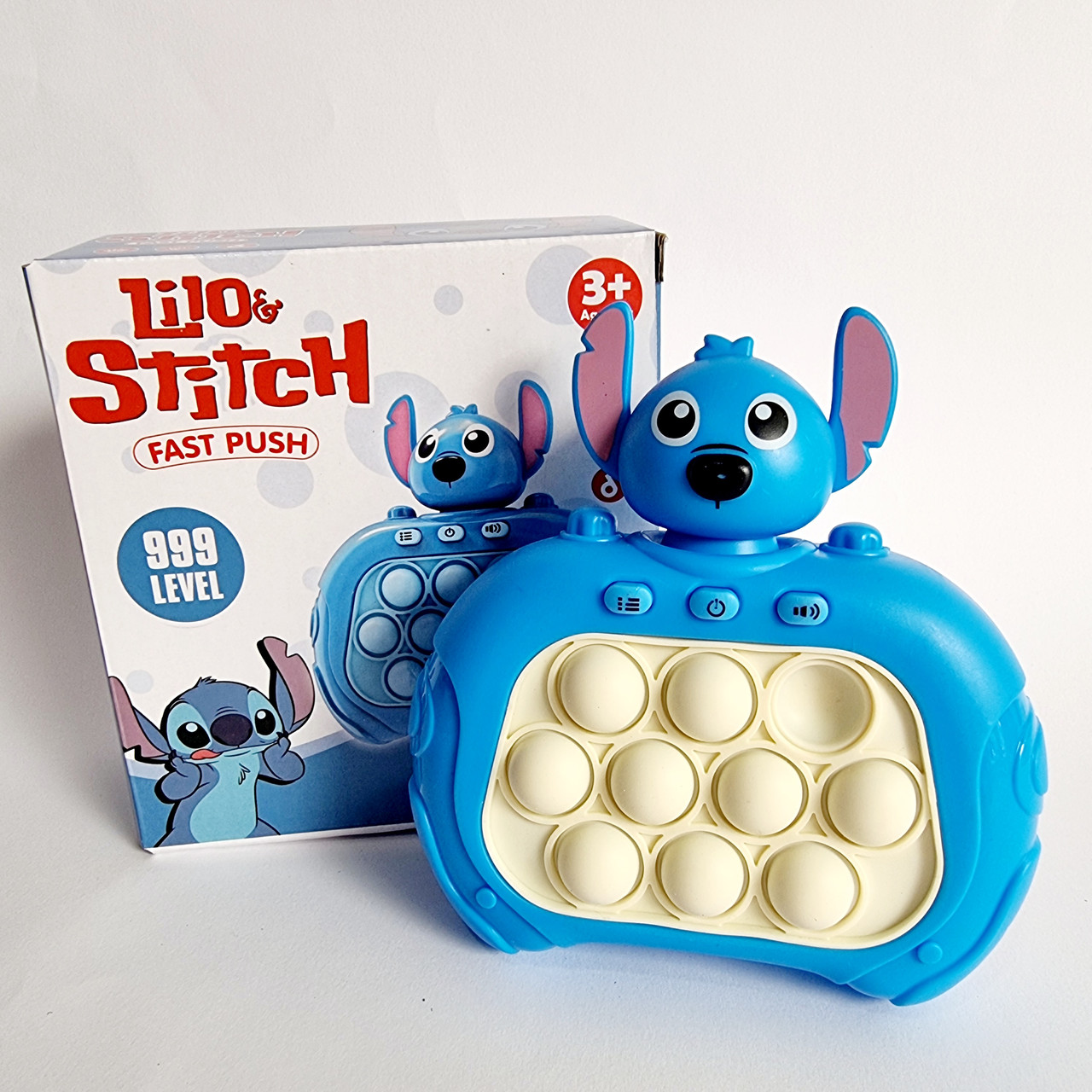 Портативна гра Quick Push Pop IT Поп іт антистрес Стич (ID#2240466838 ...