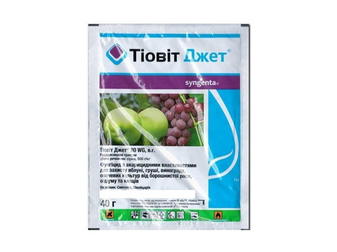 Фунгицид Тиовит Джет Syngenta 40гр tp (ID#2240669172), цена: 37.20 ...