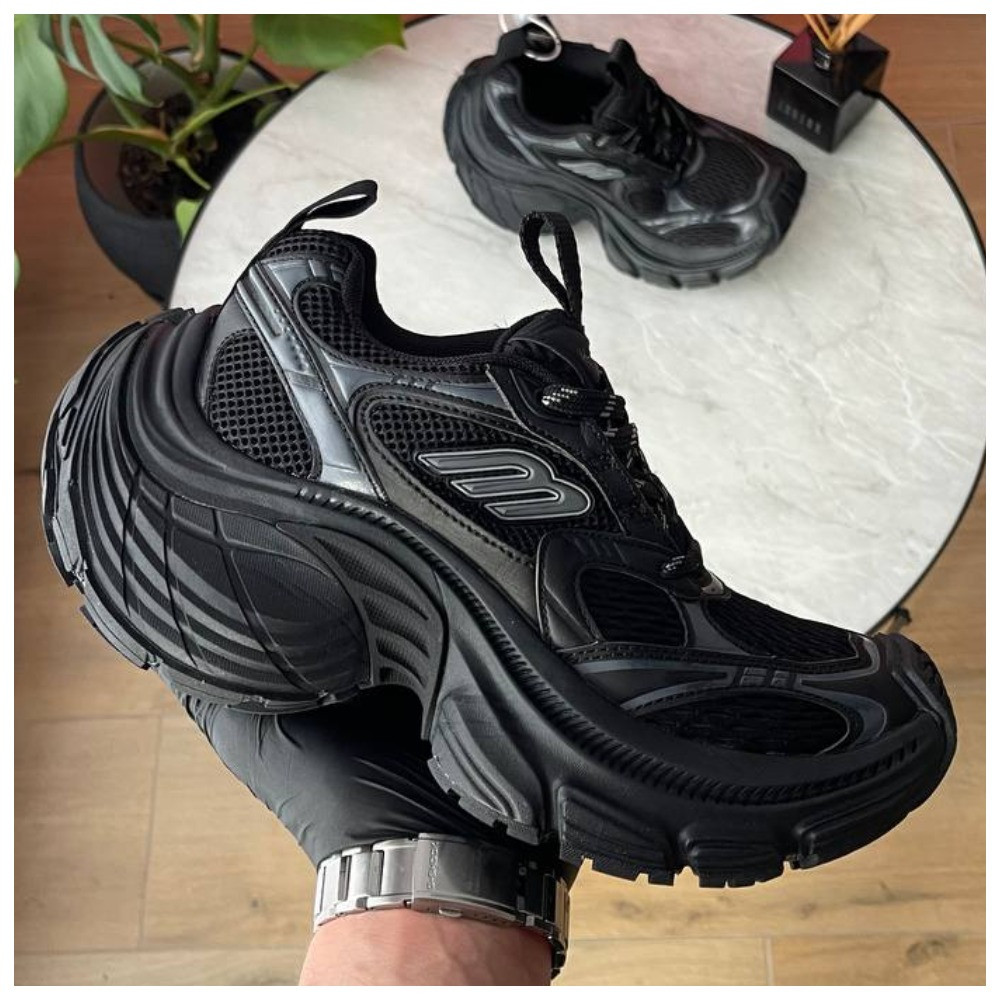 Женские кроссовки Balenciaga 10XL Black, черные кроссовки баленсиага ...