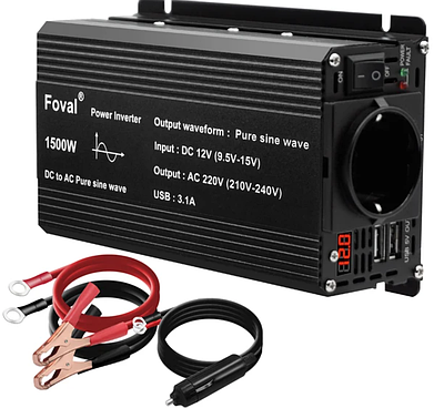 Инвертор 12V-220 FOVAL | Сравнить цены и купить по акции со скидкой на ...