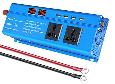 Инвертор 12V-220 FOVAL 3000 - купить недорого на Prom.ua: цены, акции и ...