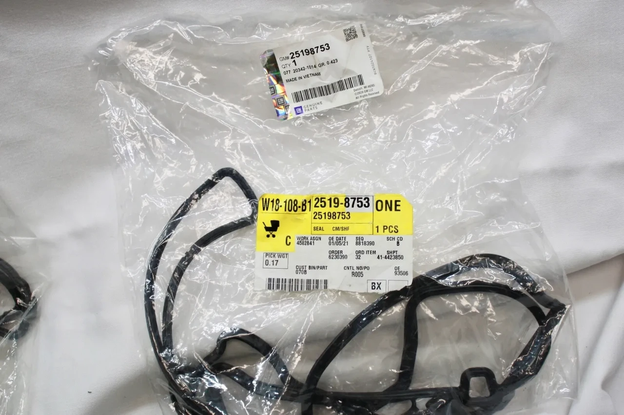 Прокладка клапанной крышки GM 25198753 A14NEL A14NET B14NET OPEL Astra ...