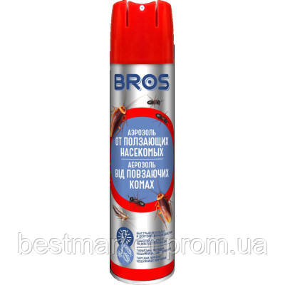 Аэрозоль от насекомых Bros от ползающих насекомых 400 мл 5904517061491 ...