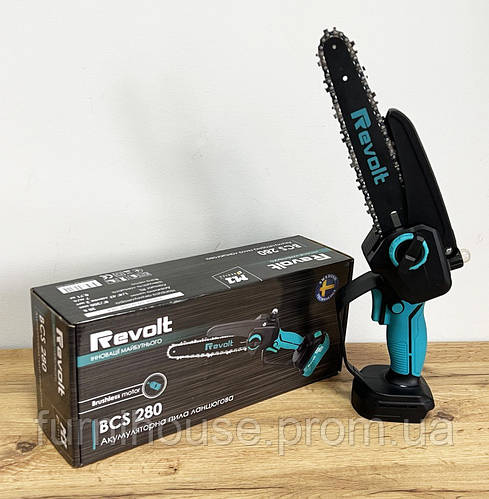 Пила аккумуляторная цепная Revolt BCS 280 (без аккумулятора и зарядного ...