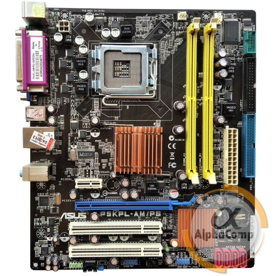 Материнская плата Asus P5KPL-AM/PS (775 • G31 • 2xDDR2) БУ: продажа ...