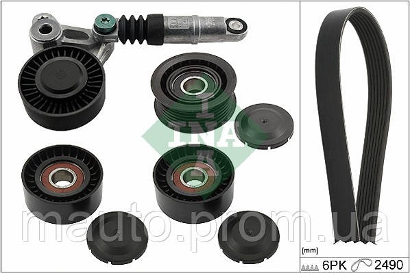 Поликлиновой ременный комплект INA (ID#2242852639), цена: 4944.71 ...