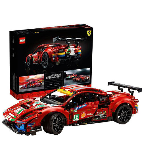 LEGO Technic Ferrari 488 GTE AF Corse #51 Спорткар Машина Феррари Лего ...