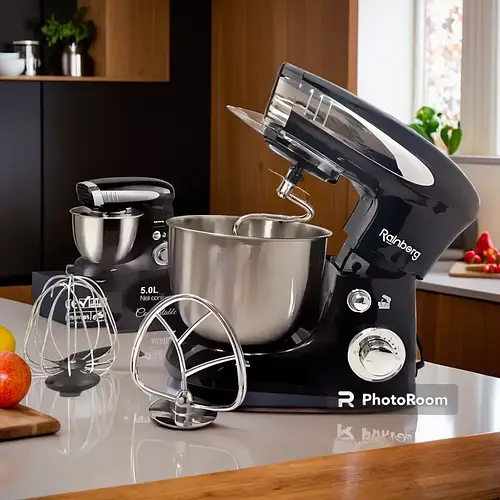 Кухонный Комбайн Тестомес планетарный миксер Rainberg 3200 Вт. Кухонная ...