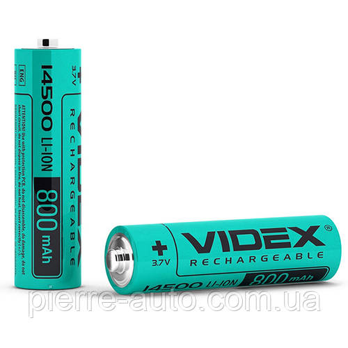 Аккумулятор 800 mAh цилиндрическая литий-ионная 3,7 В 14500 (1 шт ...