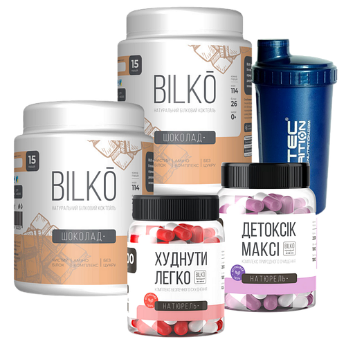 Натуральный белковый коктейль Bilko 30 порций. Вкус шоколад ...