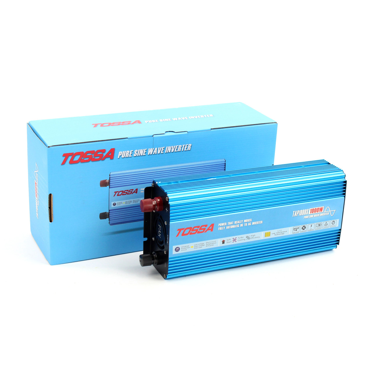 Преобразователь напряжения чистый синус (инвертор) 12-220V 1000W Tossa TAP1000S (ID#2244523470 ...