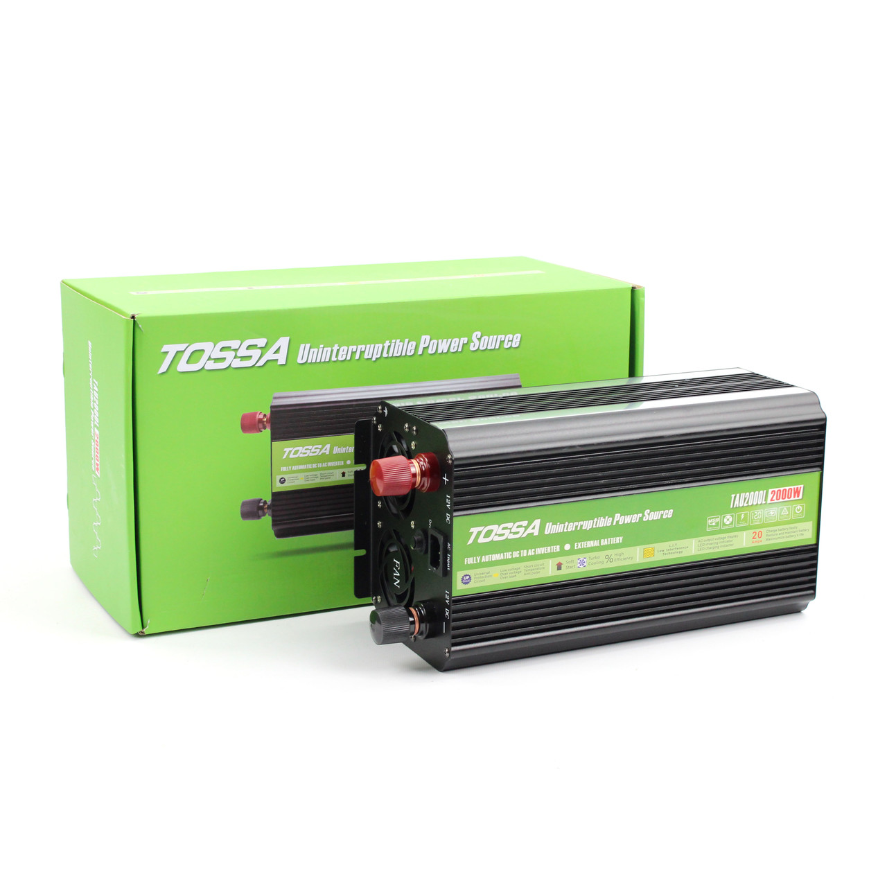 Перетворювач напруги (інвертор) 12-220 V 2000 W Tossa TAU2000L з функцією UPS (ID#2244523464 ...