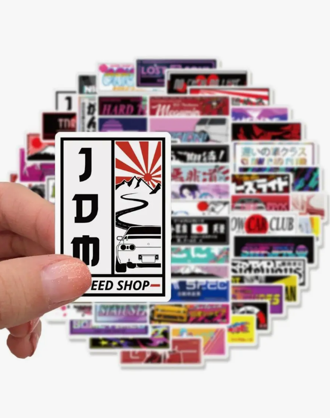 Наклейки JDM Стикеры Комплект 66 штук (ID#2245024568), цена: 316 ...