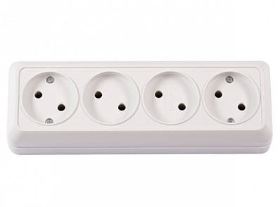 Розетка 4 накладная - купить недорого, Prom.ua: цены, акции и отзывы | Украина, Киев