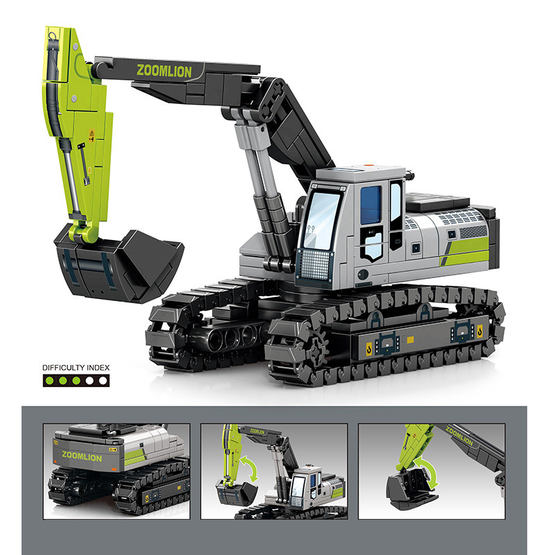 Конструктор Sembo Block Экскаватор (268 деталей). Lego-совместимый (ID ...