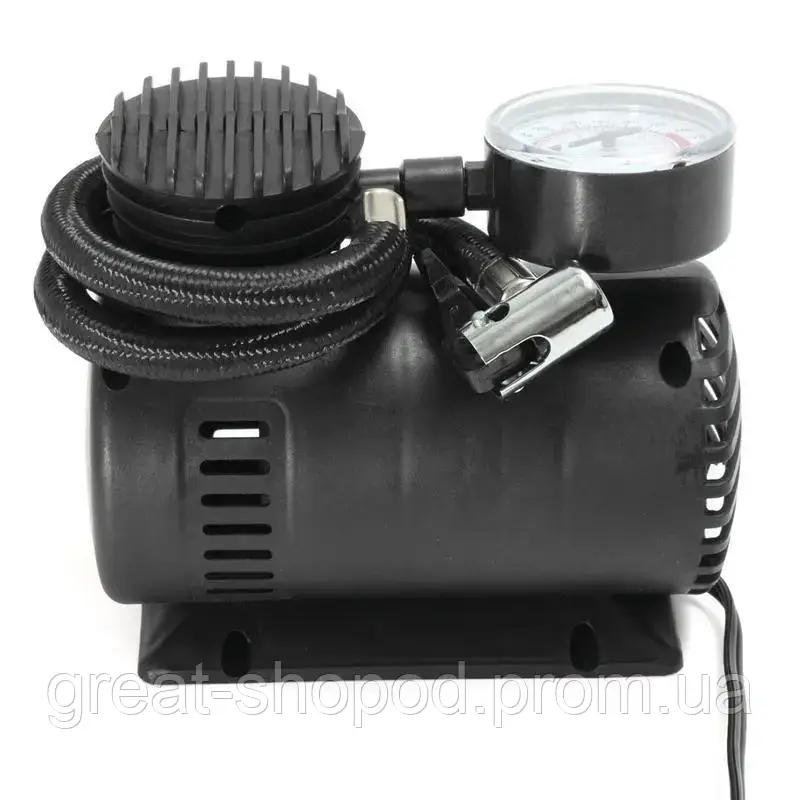 Портативный воздушный насос 12в Air Compressor, Черный компрессор для ...