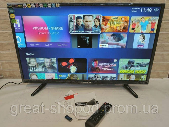 Телевизор плазма Smart 4 TV- HD 32 дюйма , wi-fi Смарт телевизор (ID ...