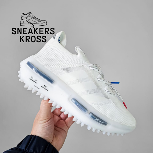 Женские кроссовки Adidas NMD S1 Edition White, Кроссовки Адидас НМД ...