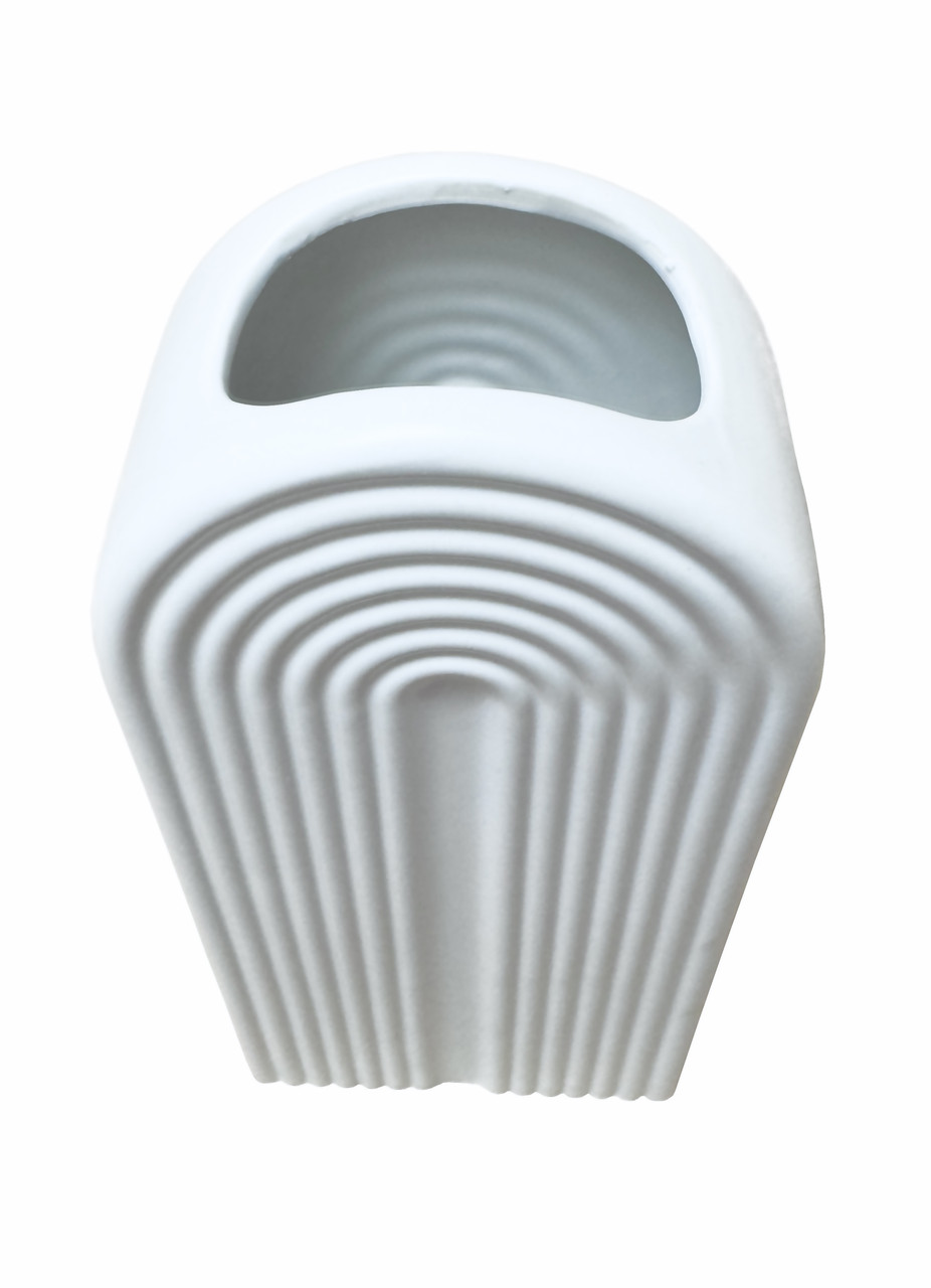 Ваза керамическая Pepco Белая Радуга, 23 см (ID#2247472883), цена: 490 ...