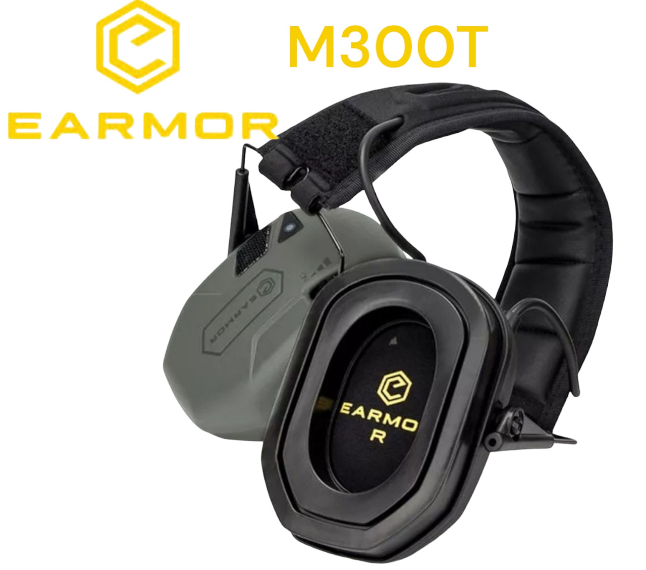Новинка 2024 Оригінал! Earmor M300T (FG) Olive з Bluetooth 5.4Тактичні навушники Активні ...