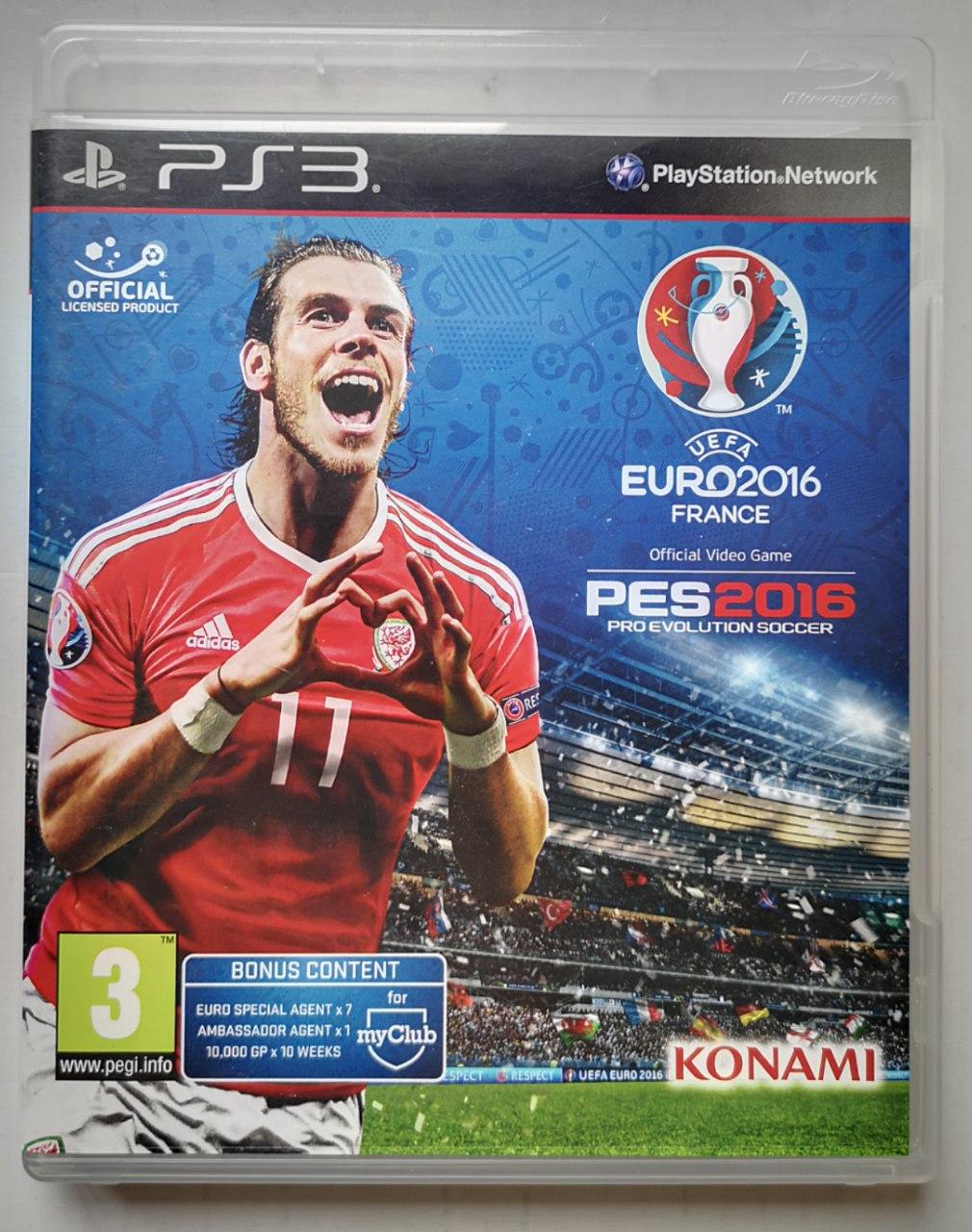 Pro Evolution Soccer 2016 UEFA EURO 2016, Б/В, російські субтитри - диск для PlayStation 3 ...