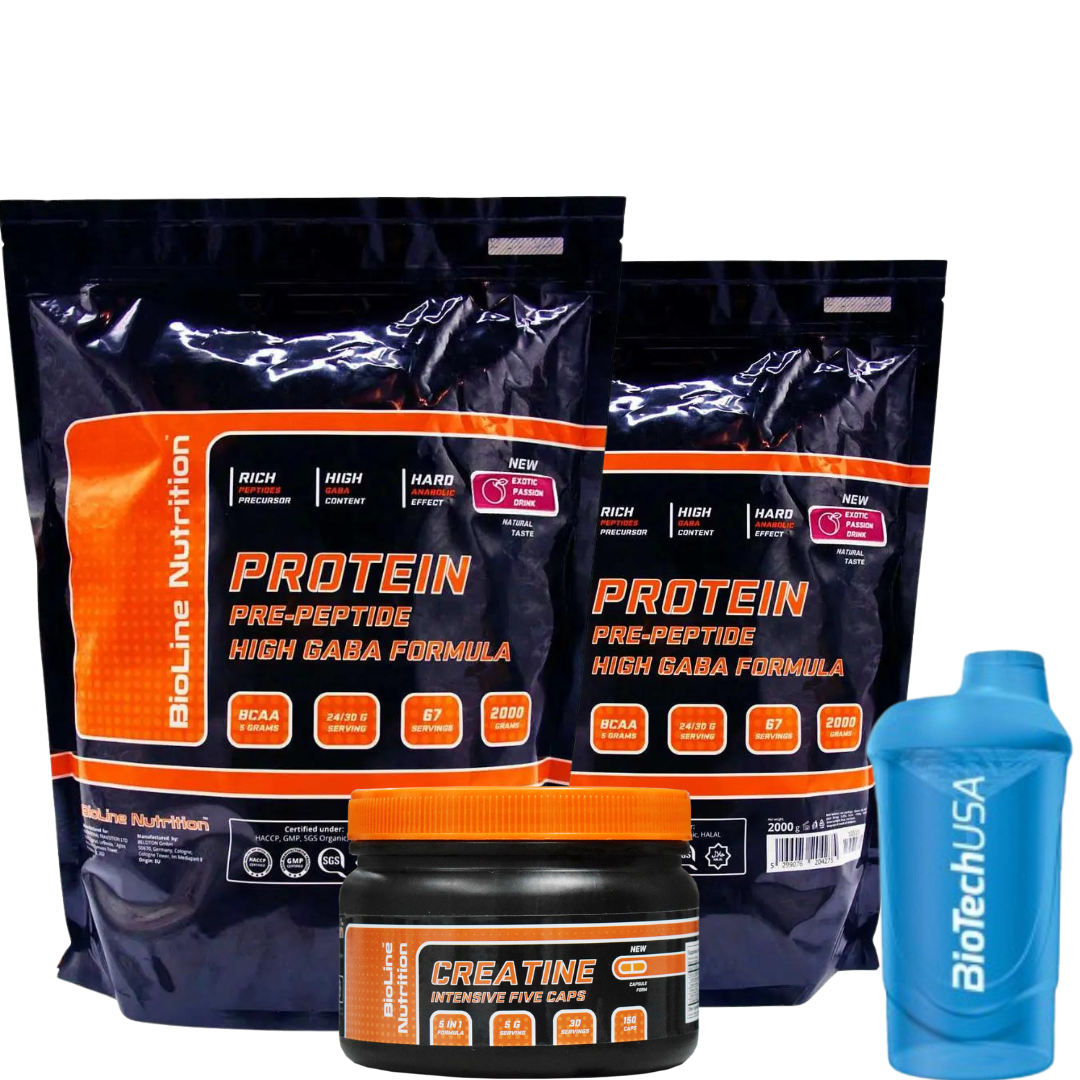 Whey Protein сывороточный 80% белка + Gaba (4 кг ) для быстрого и ...