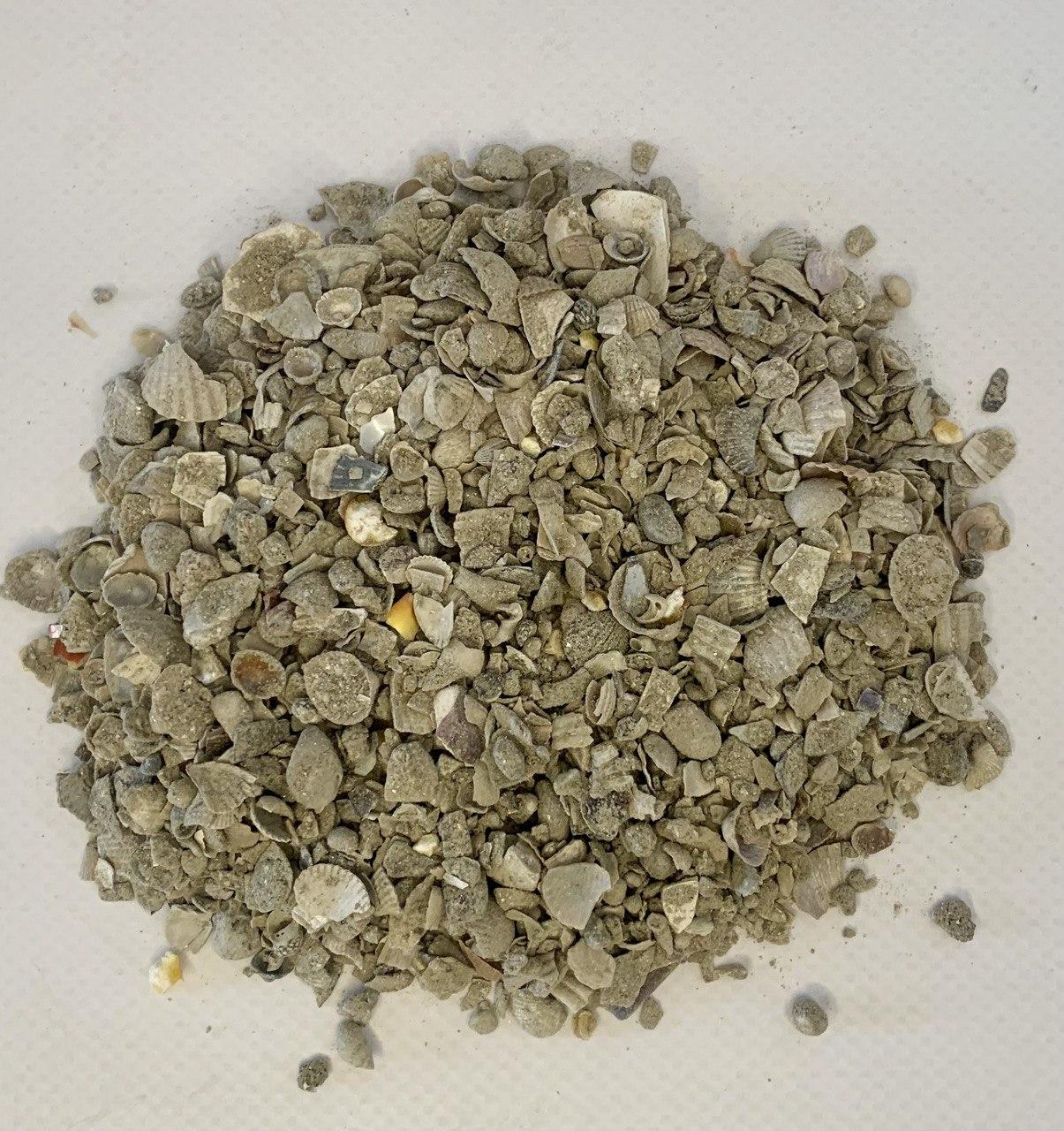 Ракушка морская кормовая дроблёная Средняя фракция 15кг, цена: 430 ...