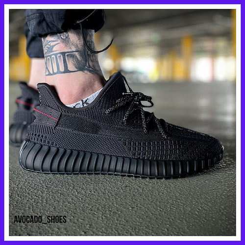 Кроссовки мужские и женские Adidas Yeezy Boost 350 black / Адидас Изи ...