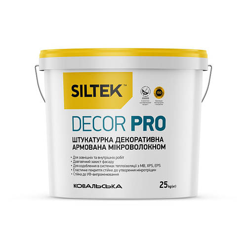 Siltek Decor Pro Штукатурка декоративна армована мікроволокном ...