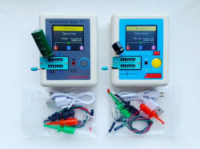 Улучшенный тестер LCR-TC1 и LCR-T7 полупроводников конденсаторов резис, цена: 714 ₴, купить на ...