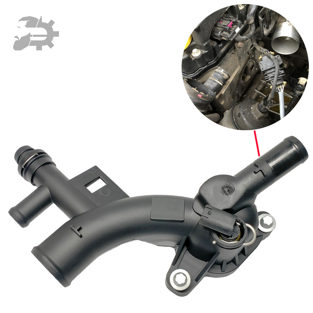 Фланец системы охлаждения Corsa D Opel 1.4 25193922 1338030 1338489 ...