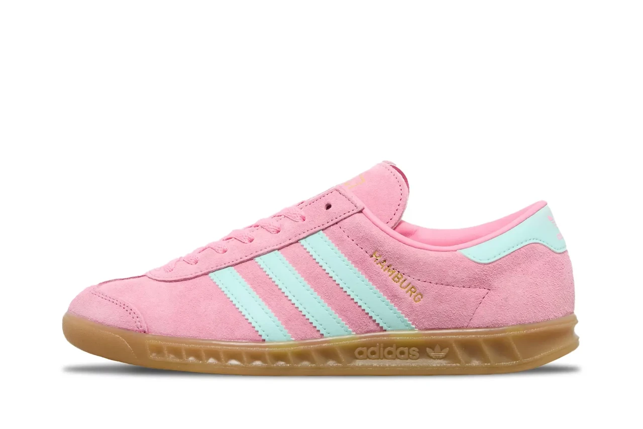 Оригинальные кроссовки Adidas Hamburg W "Bliss Pink" IH5459 (ID ...