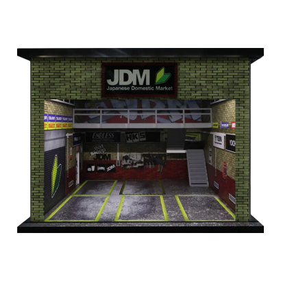 Диорама G-Fans JDM Garage Гараж з Підсвіткою 1:64 (ID#2113461824), цена ...