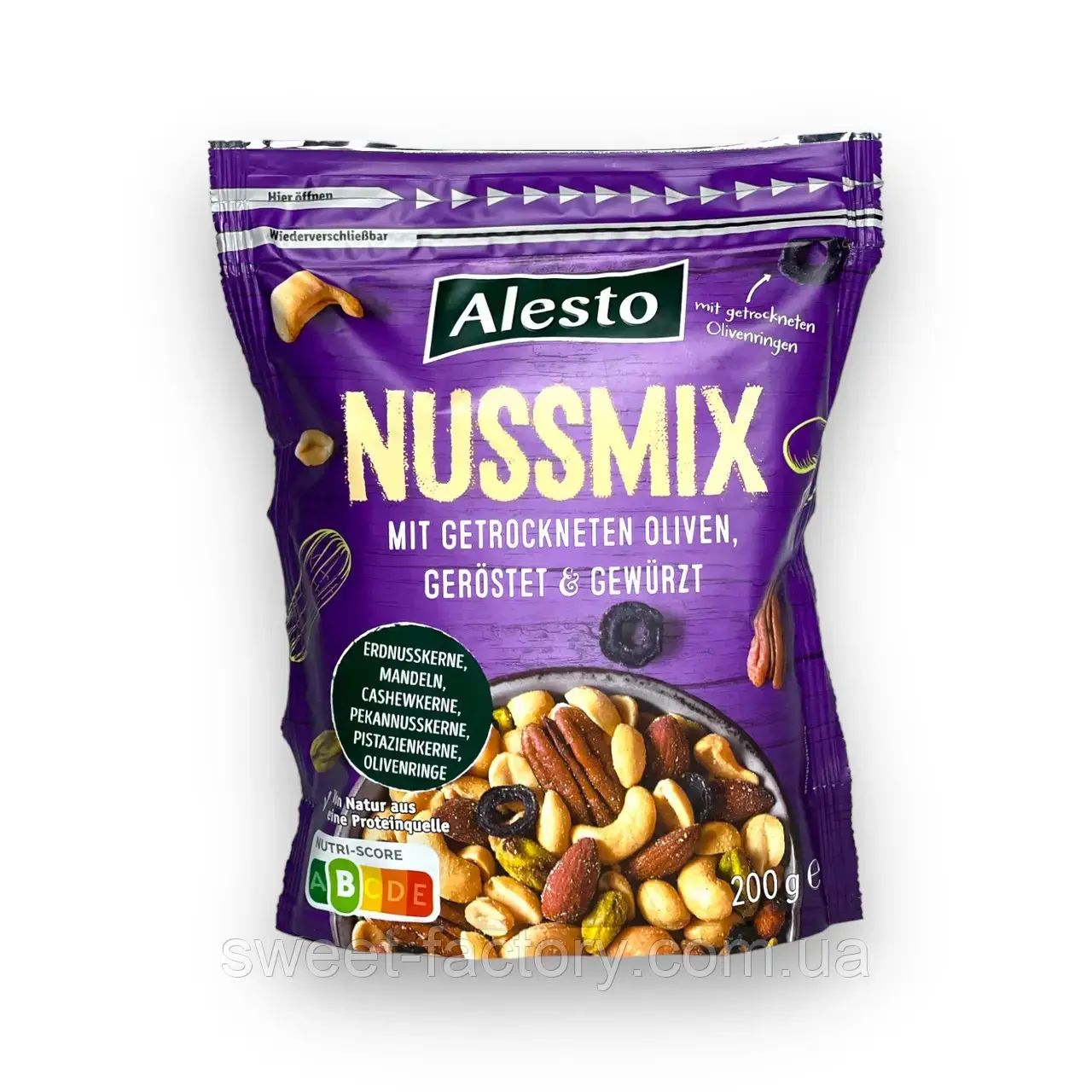 Горіхи Alesto Alesto Snack Mix Nussmix mit Oliven 200g: продаж, ціна у Чернігові. Горіхи від ...