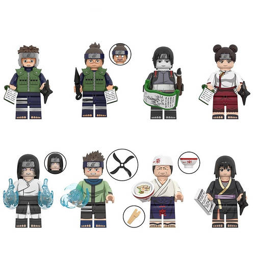 Набор человечки Наруто фигурки для лего lego 8 штук мини фигурка (ID#2251671074), цена: 680 ...