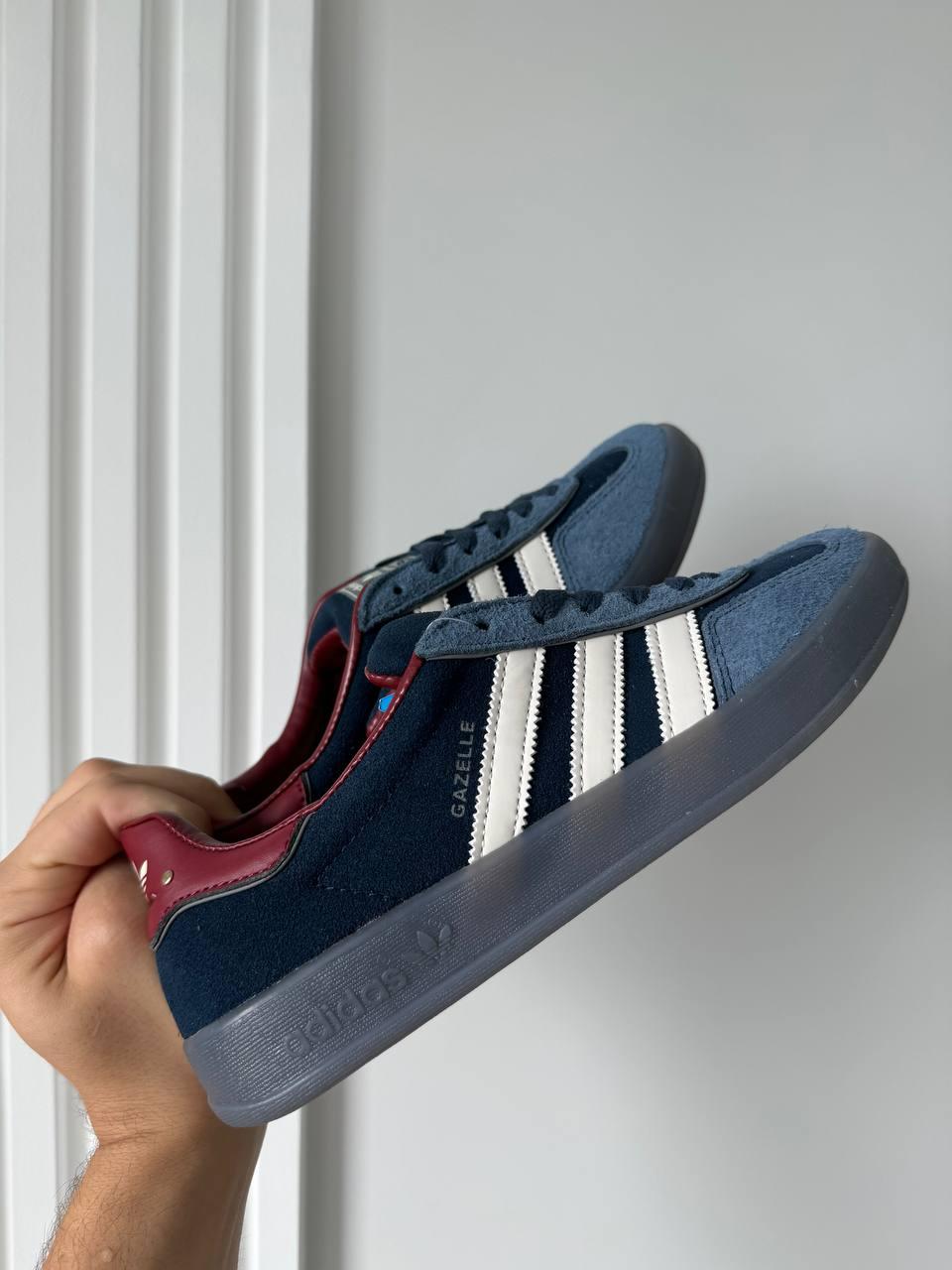 Модные женские кроссы Адидас Газель. Синие женские кроссовки Adidas ...