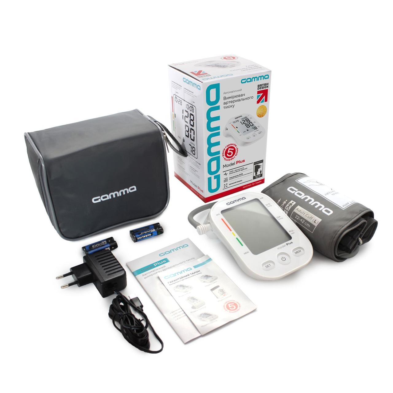 Тонометр Gamma Plus 4Gen с адаптером Type-C автоматический на плечо ...