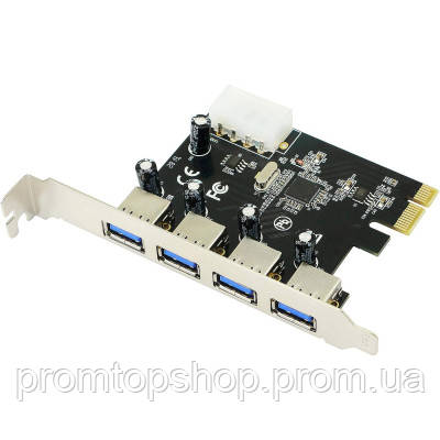 Контроллер Dynamode USB 3.0 4 ports NEC PD720201 to PCI-E USB3.0-4-PCIE ...