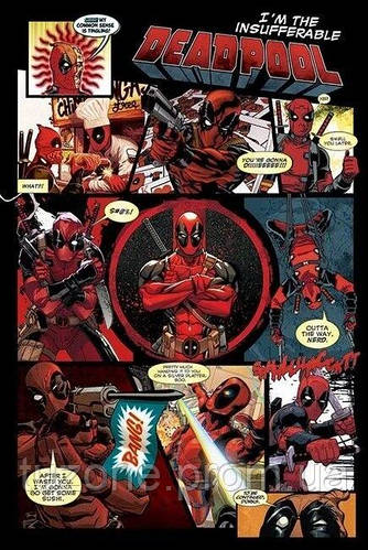 Deadpool - Panels (Постер) (ID#1861346351), цена: 475 ₴, купить на Prom.ua