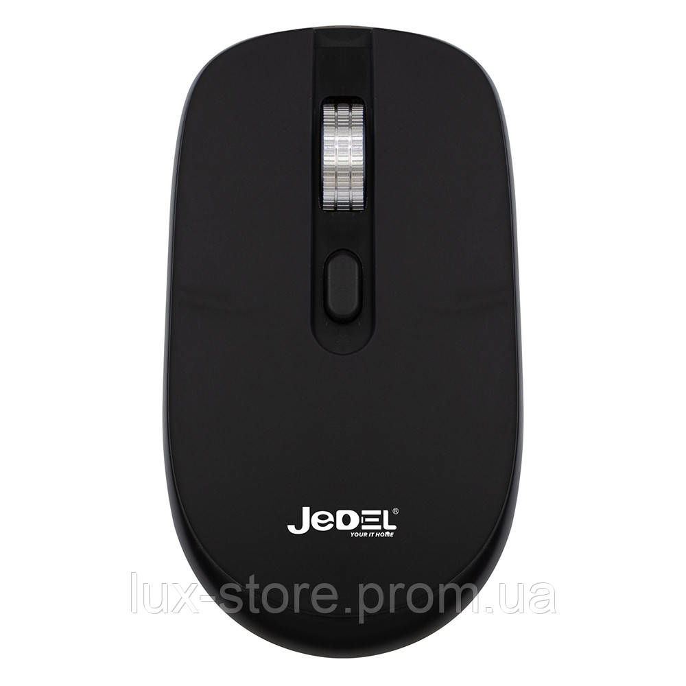 Мышь беспроводная JEDEL WD100, 1200-1600DPI, Black, 2.4GHZ+Bluetooth 5. ...