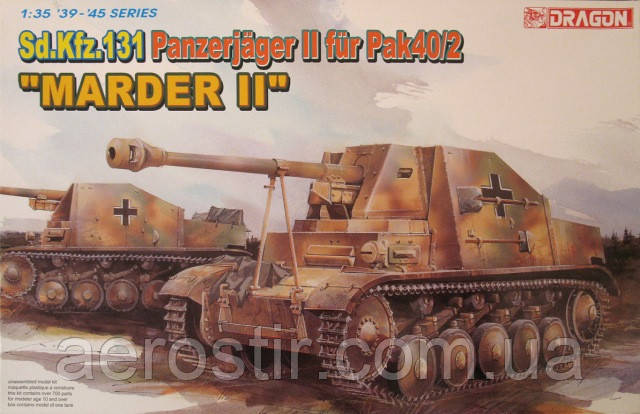 Sd.Kfz.131 Panzerjager II fur PaK 40/2 'MARDER II' 1/35 DRAGON 6262 ...