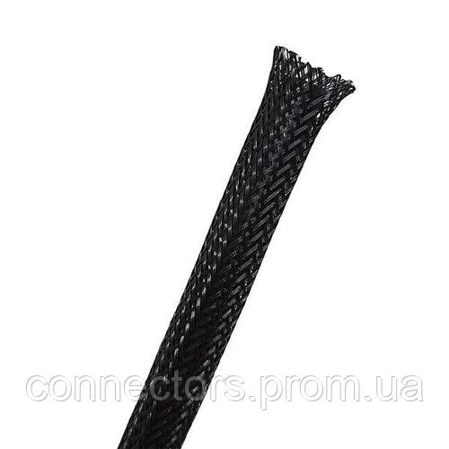 Полиэфирная сетка для кабеля 4мм 1метр черная (ID#2254858553), цена: 25 ...